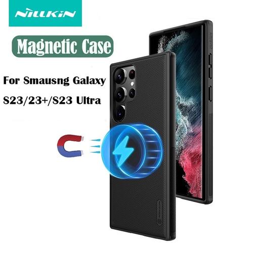Jual Case Magsafe Nillkin Frosted Samsung S23 Ultra S23+ S23 Casing ...