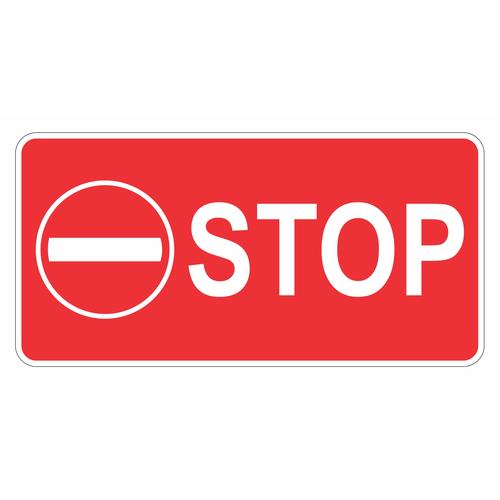 Jual RAMBU STOP 20x10 CM - Sticker Only - Kota Cimahi - Safety Sign ...