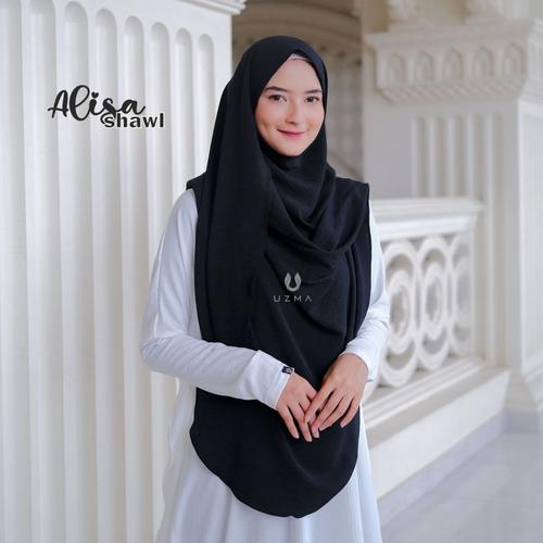 Jual Alisa Shawl Pasmina by Uzma Hijab bahan crinckle airflow adem ...