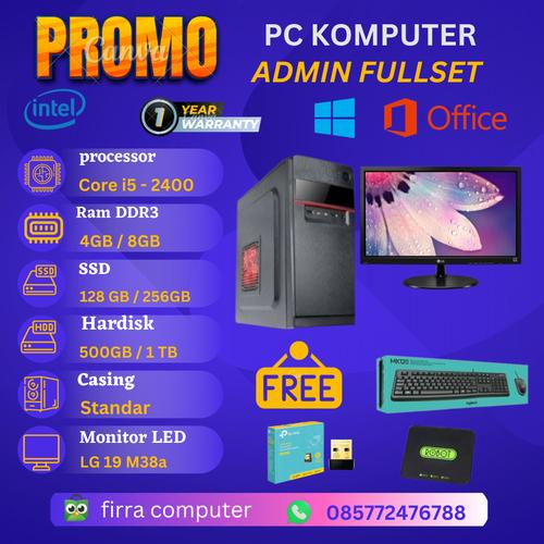 Jual PC KOMPUTER RAKITAN LENGKAP CORE I5 2400/RAM/SSD/HDD/LED LG19 ...