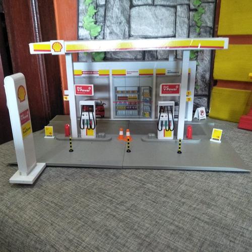 Jual Burago Shell Gas Station V-Power Diorama - Kota Tanjung Pinang ...