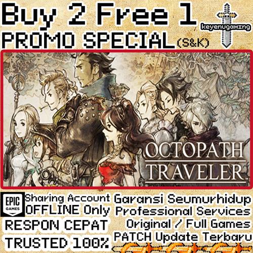 Jual OCTOPATH TRAVELER PC FULL DLC - Buy 2 Get 1 GAME Original Steam ...