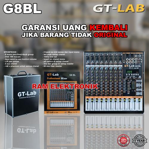 Jual Mixer GT-Lab G8BL / G8 BL By RDW 8 Channel Original Terbaru ...