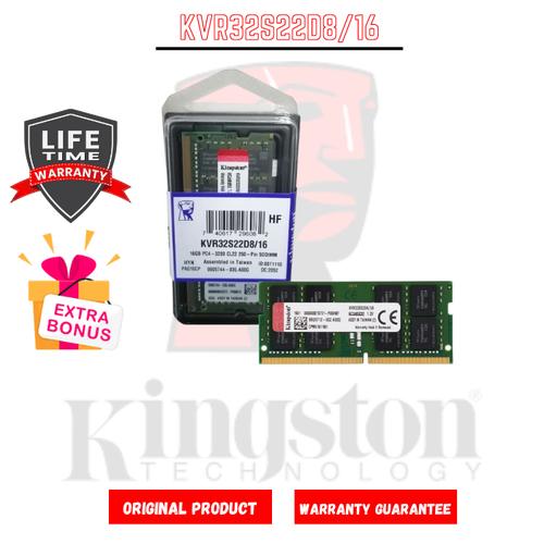 Jual Kingston Value Sodimm DDR4 1x16GB 3200MHz - KVR32S22D8/16 - Memory ...