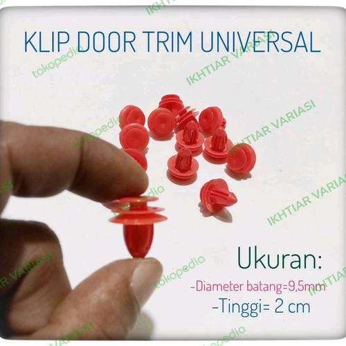 Jual Kancing Door Trim Klip Doortrim Bekleding pintu Kancing Universal ...