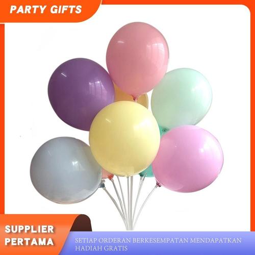 Jual Balon latex Macaron / Balon Pastel tebal 12 inch /balon ulang ...