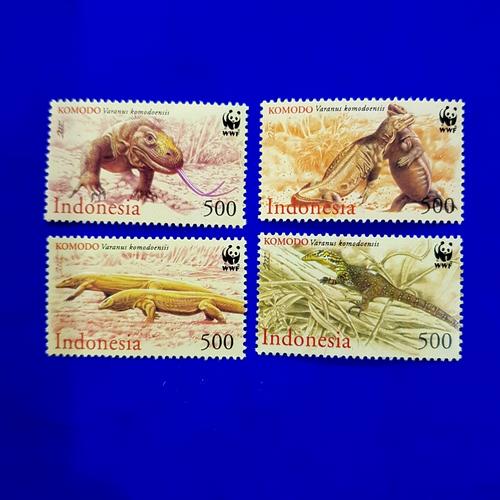 Jual Prangko INDONESIA. KOLEKSI KONSERVASI WWF • KOMODO. Set (4v) MNH - Jakarta Pusat ...