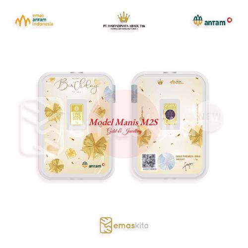 Promo LM EMAS ANTAM X HARTADINATA 1 GR / 1 GRAM / 1g GIFT SERIES ...