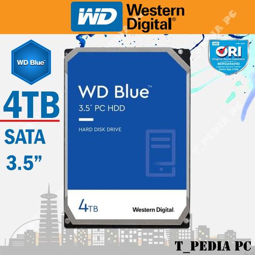 Promo WDC 4TB BLUE SATA 3.5" WD40EZRZ Cicil 0% 3x - Jakarta Pusat - t ...