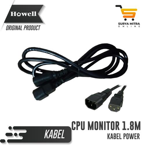 Jual Kabel CPU ke Monitor 1.8 Meter Howell / Kabel CPU Monitor - Kota ...
