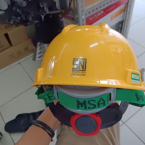 Jual Helm Safety MSA Full Set / Helm Kerja Proyek Warna Kuning - SNI ...