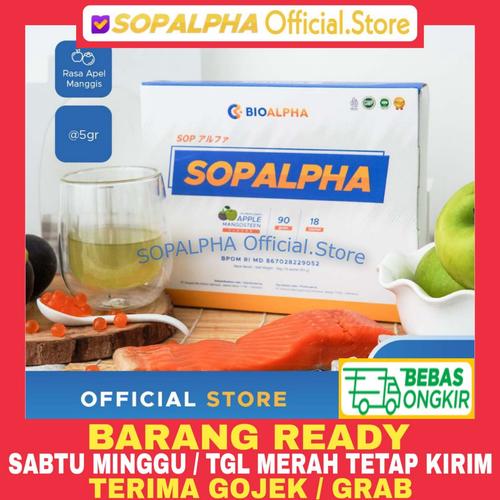 Promo SOPALPHA Bioboost 2 Box 36 Sachet SOP ALPHA SUPLEMEN - 2 Box ...