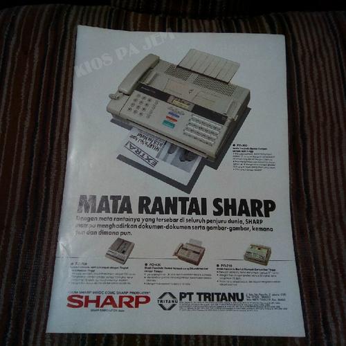 Jual Iklan Cetak Jadul Mesin Facsimile SHARP - Kab. Bandung Barat - kios Pa jem | Tokopedia