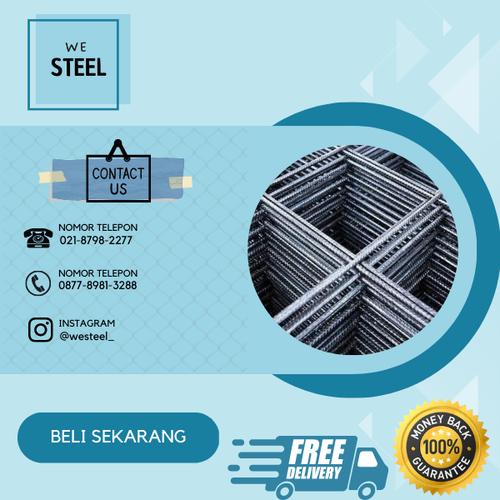 Jual BESI WIREMESH M8 M10 M12 WIRE MESH 8 10 12 MM 8MM FULL STD 2,1 x 5 ...
