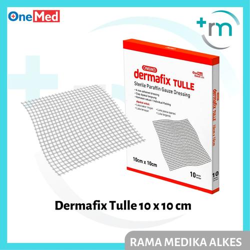 Jual Dermafix Tulle 10 X 10 Cm Paraffin Gauze Onemed 1 Lembar - Kab ...