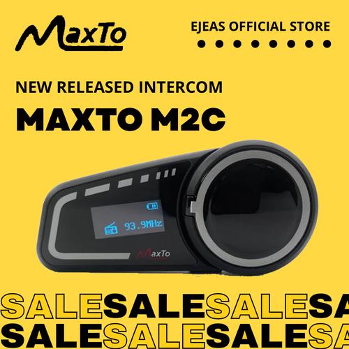 Promo Maxto M2C Bluetooth Radio Intercom Helm 6 Rider Alt M2 EJEAS Q7 ...