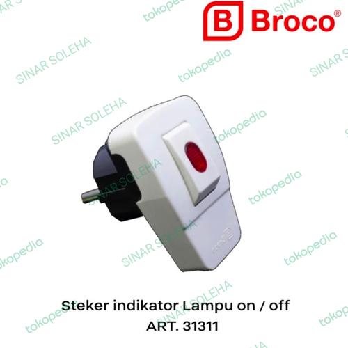 Jual STEKER COLOK INDIKATOR LAMPU BROCO SWITCH SAKLAR ON OFF LISTRIK ...
