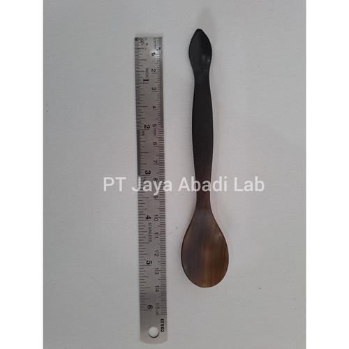 Jual sendok tanduk farmasi double head laboratorium obat tanduk sapi 14 ...