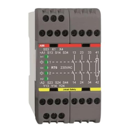 Jual ABB Safety Relay Dual Channel RT6 2TLA010026R0000 24vdc ABB RT6 ...