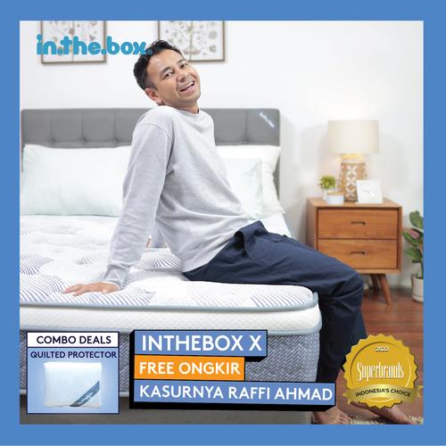 Promo Bundle Kasur Springbed INTHEBOX X & MP Quilted - Gratis Bantal !! - 140x200 Cicil 0% 3x ...