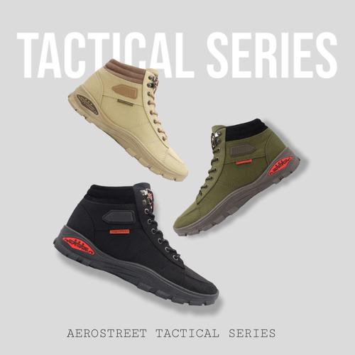 Jual Aerostreet 40 - 43 Tactical Series - Sepatu Sneaker Boots - ARMY ...