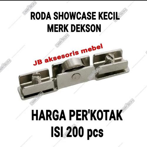 Jual RODA SHOWCASE KECIL isi 200pc DEKSON / ROLL ROLLER ETALASE LEMARI ...