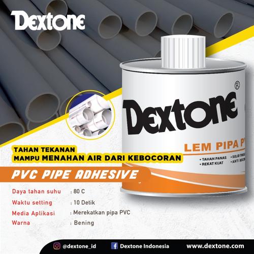 Jual DEXTONE KALENG Lem Pipa pvc 400 GRAM - Lem Paralon Pralon Talang ...