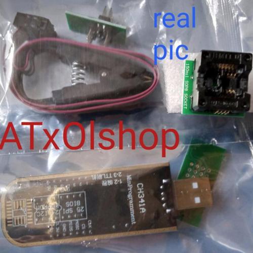 Jual Ch341a Usb Programer Plus Kabel Jepit Eeprom Downloader Plus