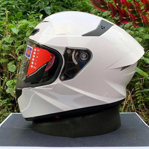 Promo Helm G2 Prestige Full Face Single Visor Solid Hitam Doff SNI ...