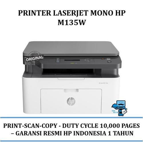 Jual Printer HP Laserjet MFP 135w M135w Print Scan Copy Wifi - Original - Jakarta Pusat - Das ...