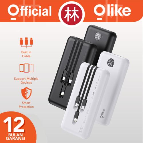 Promo Olike PB1 Powerbank 10000 mAh 11W 3 in 1 Cable Micro USB C ...