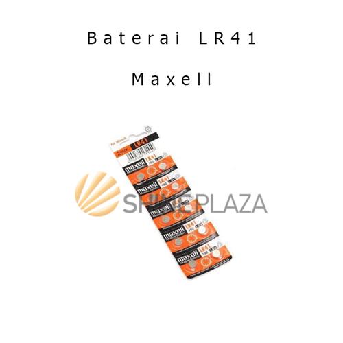 Jual Maxell Battery LR41 - Batu Baterai Batere Kancing Maxell LR41 ...