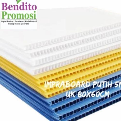 Jual Papan Impraboard 5mm, Papan KD Board/ Papan FoamBoard Tebal 5,5mm ...