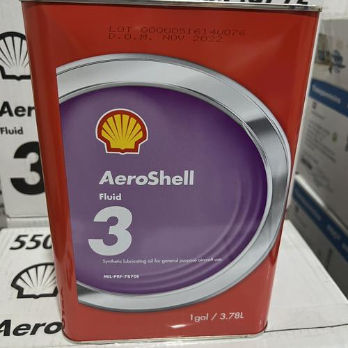 Jual Aeroshell Fluid 3 Lubricating Oil For General Purpose (3.78L ...