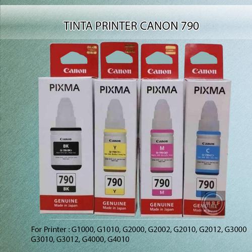 Jual TINTA PRINTER CANON GI-790 ORIGINAL G1010 G2010 G3010 G4010 ...