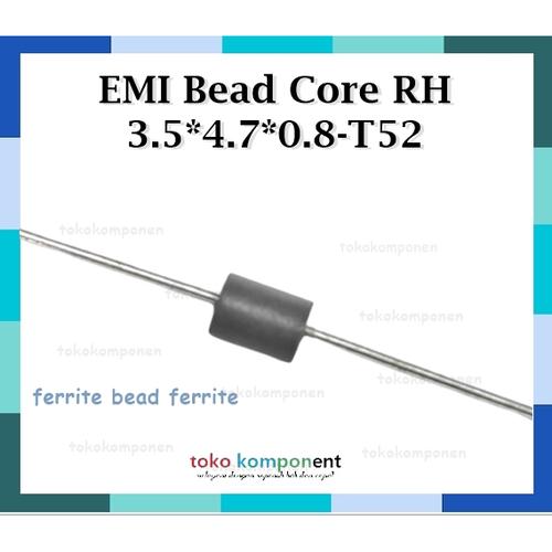 Jual EMI Bead Core RH 3.5*4.7*0.8-T52 ferrite bead ferrite ferit bit ...