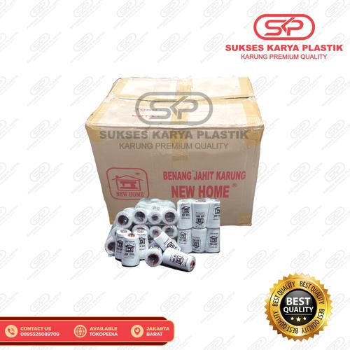 Jual BENANG KARUNG 1 PACK (6 ROLL) BENANG JAHIT KARUNG BENANG NEW HOME ...