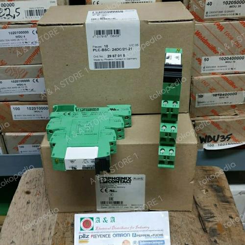 Jual Phoenix Contact Relay Socket - PLC-BSC- 24DC/21-21 - 2967015 ...