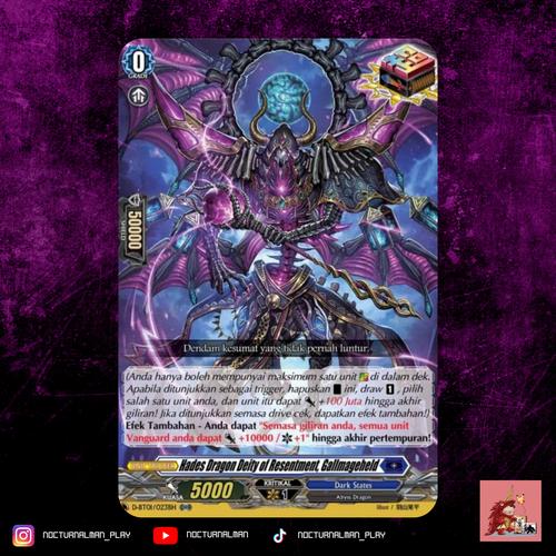 Jual Hades Dragon Deity of Resentment, Gallmageheld D-BT01 ORR VG Bahasa - Jakarta Utara ...