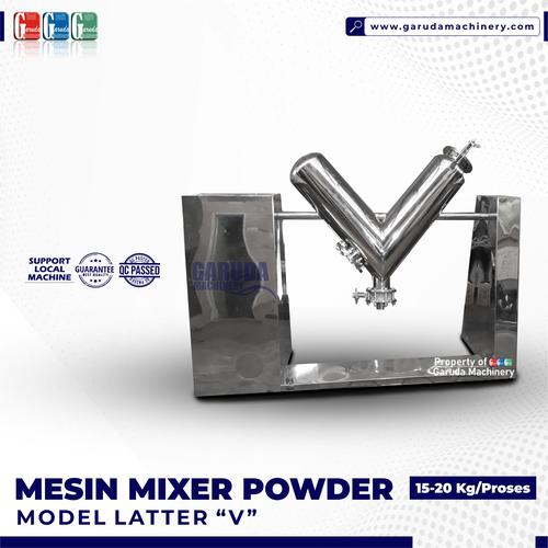 Jual Mesin Mixer Tepung Model V - Kab. Malang - Garuda Machinery Malang ...