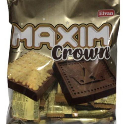 Jual ELVAN MAXIM CROWN BISCUIT / MAXIM CROWN BISCUIT LAPIS COKLAT ...
