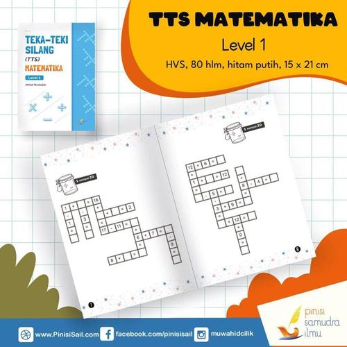 Jual TTS Anak SD Teka Teki Silang Anak Matematika - LEVEL 3 - Kota ...