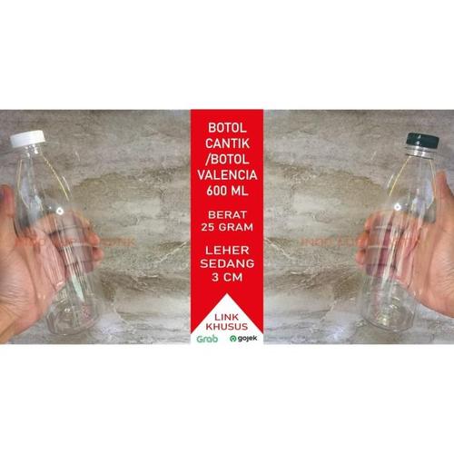 Jual New Botol Cantik 600 Ml/Botol Plastik 600 Ml/Botol Valencia 600 Ml ...