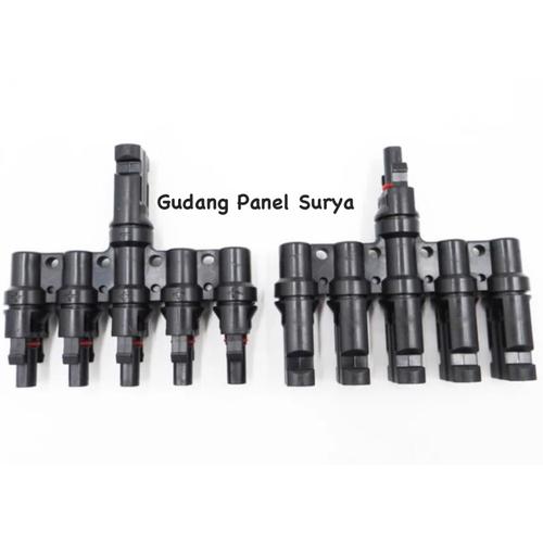 Jual Konektor MC4 Connector Cabang 5 to 1 T5 mc4 cab 5IN1 - Jakarta ...