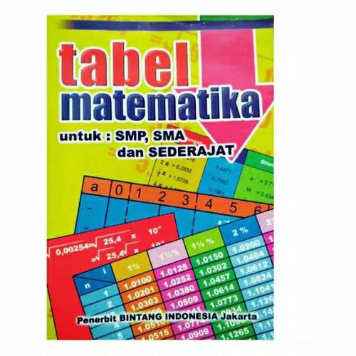 Jual Tabel Matematika (Bintang Indonesia) - Jakarta Timur - nick books ...