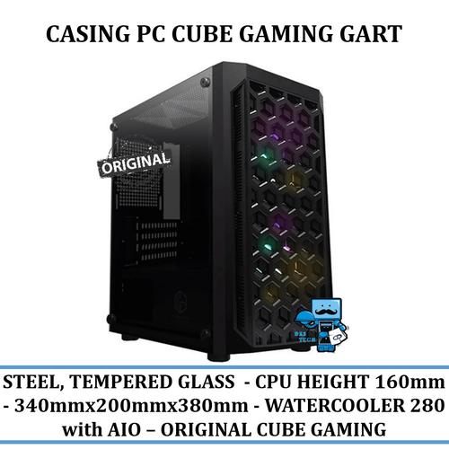 Jual Casing PC Cube Gaming Gart Matx Free 2 Fan - Original Cube - Jakarta Pusat - Das Livia ...
