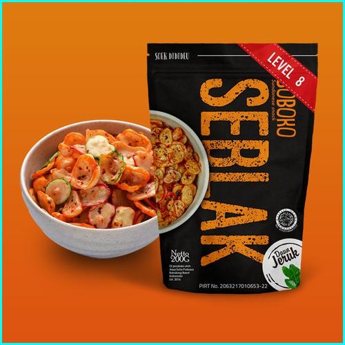 Jual Boboko Snack Kerupuk Seblak Kering Pedas Bantat Instan Rasa Daun ...