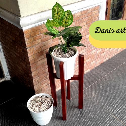 Jual Standing pot kayu/Standing tanaman/Tatakan tanaman - Kota ...