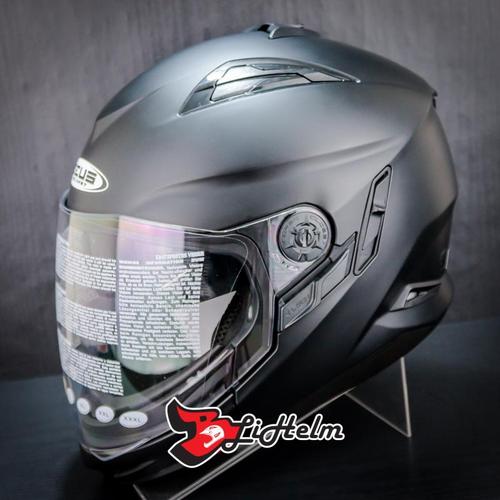 Jual HELM ZEUS ZS613C MODULAR MATT BLACK ZS 613C MUZZLE MODULAR HELMET ...