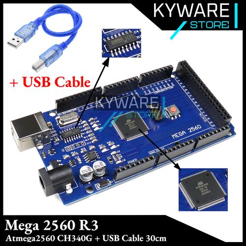 Jual Arduino Mega 2560 R3 Compatible Board Ch340 Mega2560 16u2 Mega2560 Usb Kab Bogor